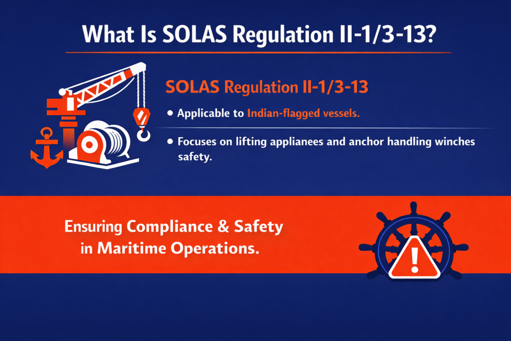 SOLAS Regulation II-1/3-13: Ultimate Safe Lifting Guide