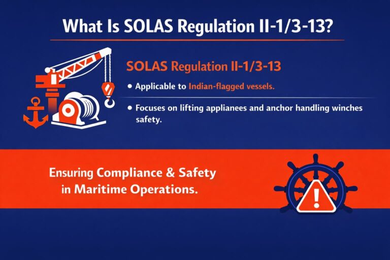 SOLAS Regulation II-1/3-13: Ultimate Safe Lifting Guide