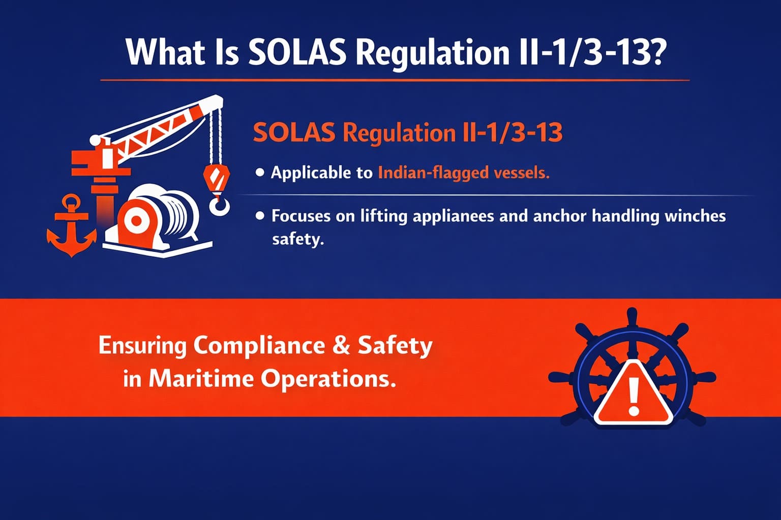 SOLAS Regulation II-1/3-13: Ultimate Safe Lifting Guide